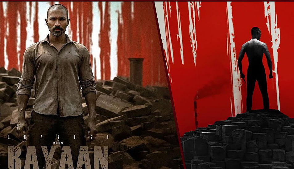 Dhanush's 50th film 'Raayan': blood-stained first look poster தனுஷின் ...