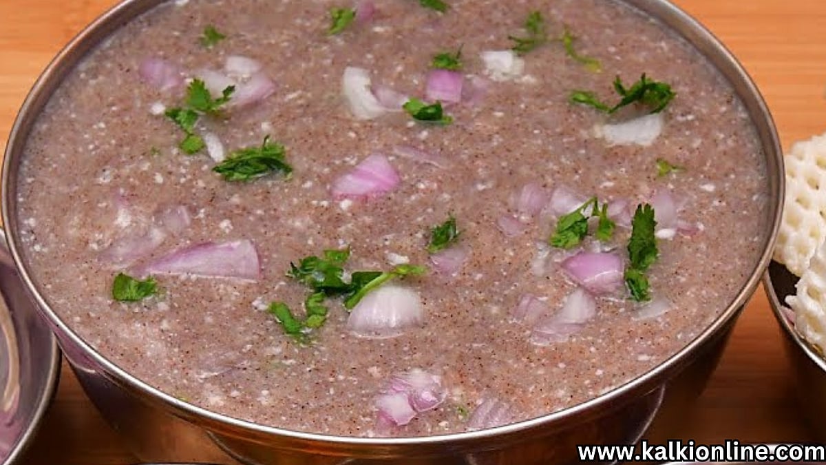 Ragi Koozh: இப்படி ஒரு முறை ராகி கூழ் செஞ்சு பாருங்க! Ragi Koozh recipe ...