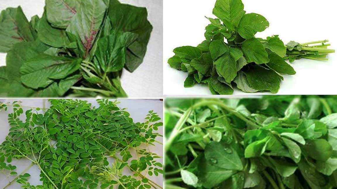 variety of keerai recips!