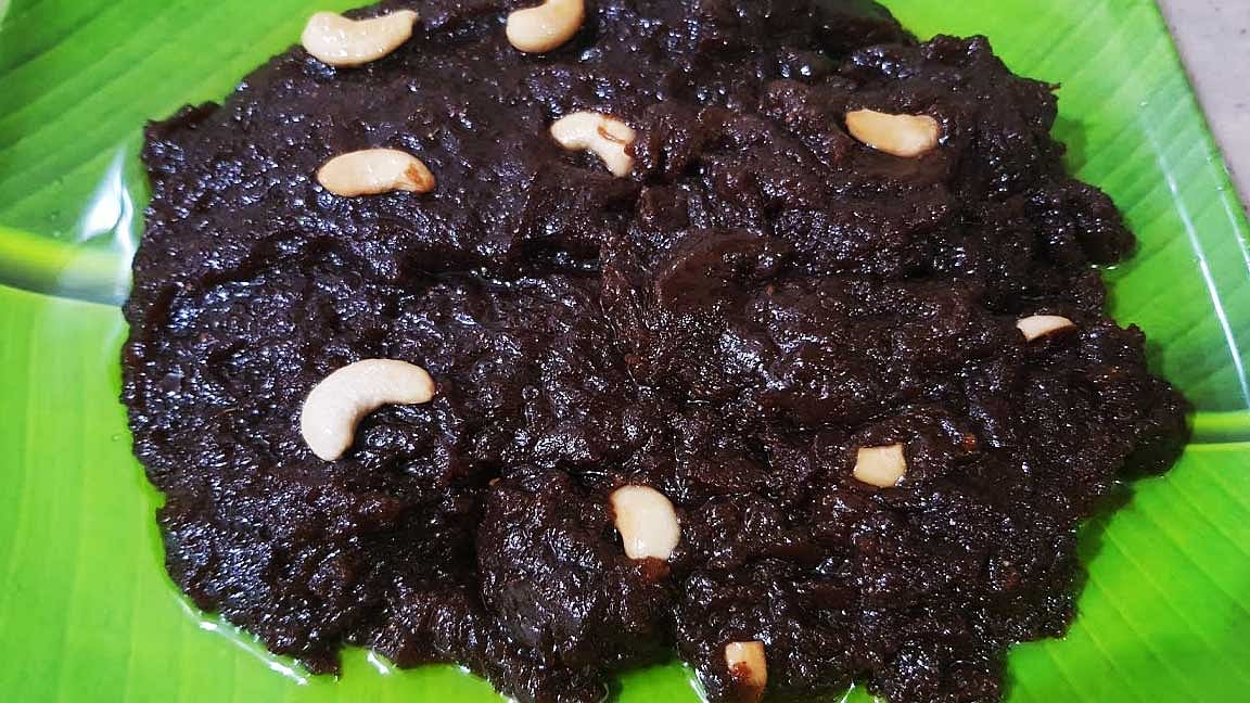 You can make healthy 'paruthi milk karupatti halva'!