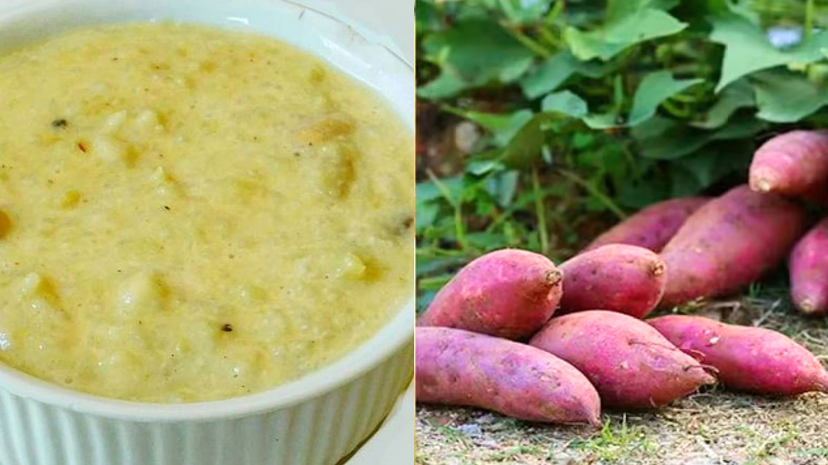 சர்க்கரைவள்ளிக்கிழங்கு திணை பொங்கலும், அவல் மிக்ஸரும்! Sugar beet ...