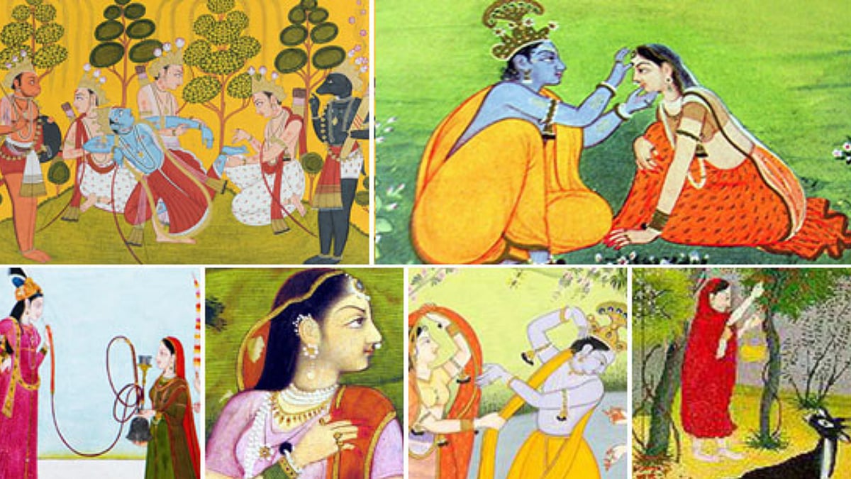 ரஜப்புத்திரர்களின் புகழ்பெற்ற Kangra Paintings! Famous Kangra Paintings ...