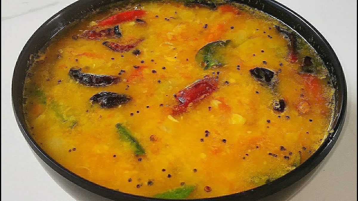 சாம்பார் பொடி இல்லாமலேயே கிள்ளி போட்ட சாம்பார் மற்றும் பூண்டு பருப்பு ...