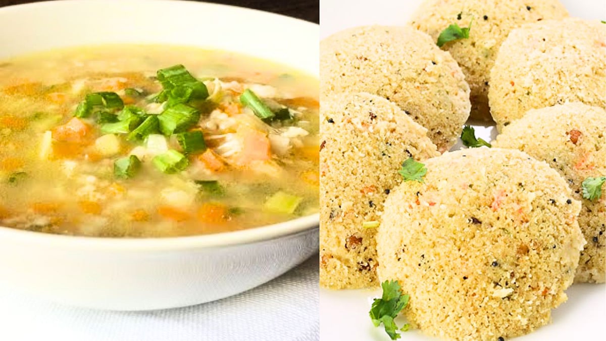 Oats Veg Soup and Idli to help you lose weight!