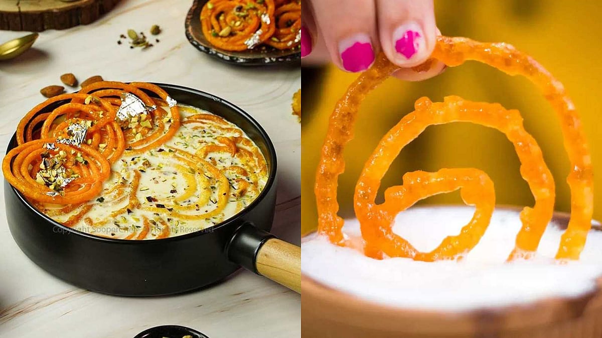 மெல்லிய உடல் வடிவம் கொண்டவரா? எடை கூடணுமா? 'தூத் ஜிலேபி' (Doodh Jelebi ...