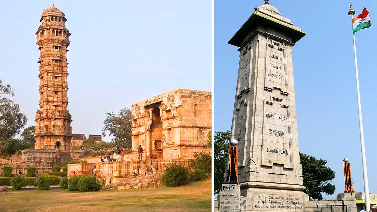 Pillars of victory வெற்றித் தூண்கள்: எதிரி நாடுகளை வீழ்த்திய பிறகு ...