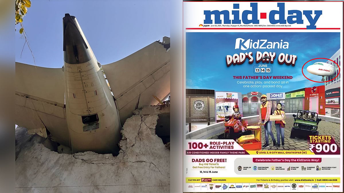 ಕಾಕತಾಳಿಯವೋ, ದುರಂತದ ಮುನ್ಸೂಚನೆಯೋ?: Air India ವಿಮಾನ ಪತನಕ್ಕೂ ಮುನ್ನ Midday ಜಾಹಿರಾತು ವೈರಲ್!