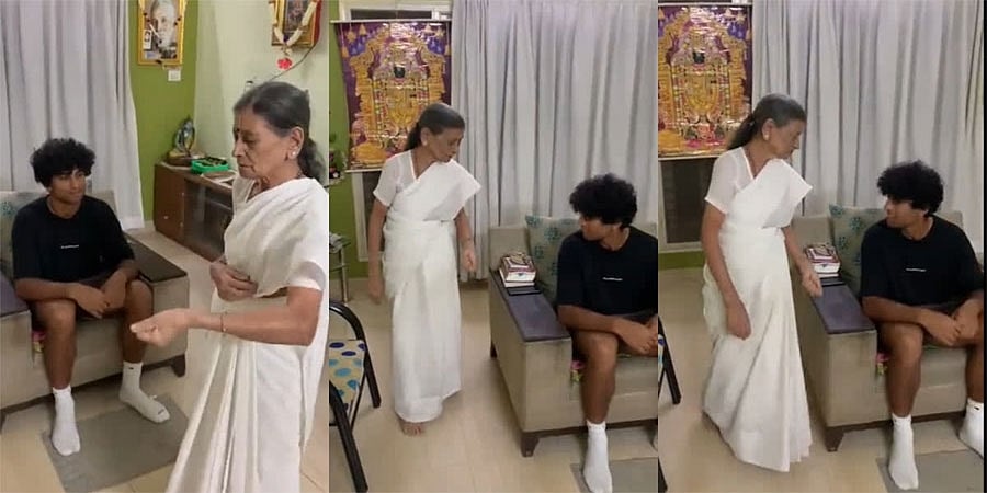 ಅಜ್ಜಿ ಮನೆಗೆ ಬಂದ ಕಿವೀಸ್ ಸ್ಟಾರ್ ಬ್ಯಾಟರ್ Rachin Ravindra, ದೃಷ್ಟಿ ತೆಗೆದ ...