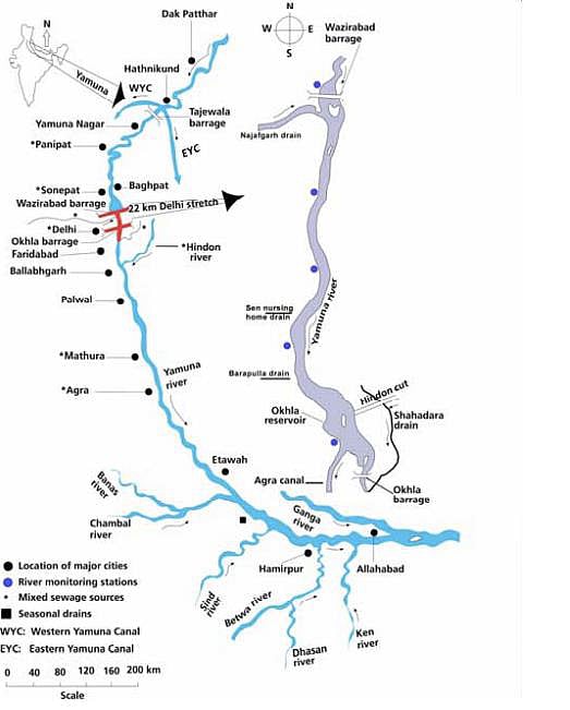Yamuna River Location