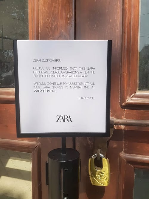 Zara closes flagship store at South Mumbai’s 110-YO heritage Ismail ...