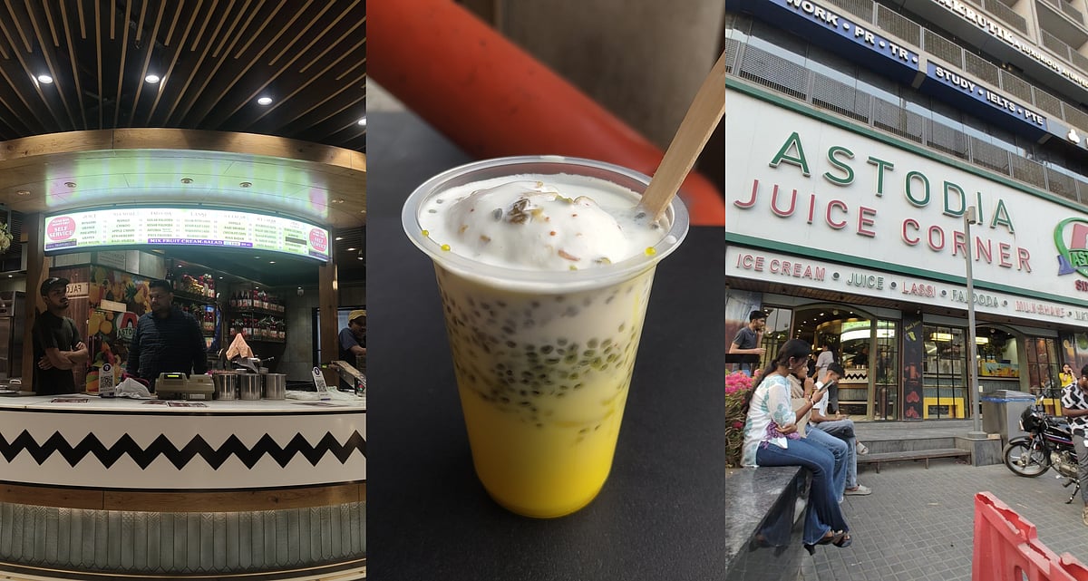 Astodia Juice Corner: Amdavadis’ go-to for falooda, lassi, natural ice ...