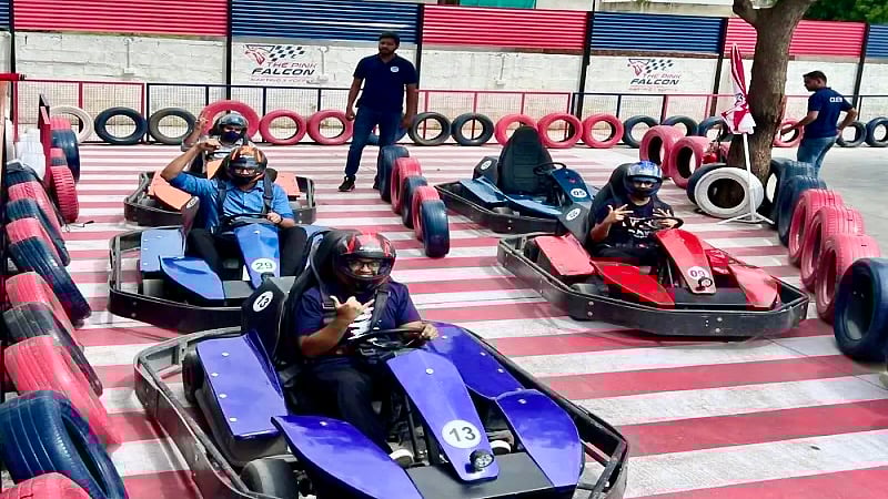 Jaipur’s famous go-karting arena, The Pink Falcon goes electric