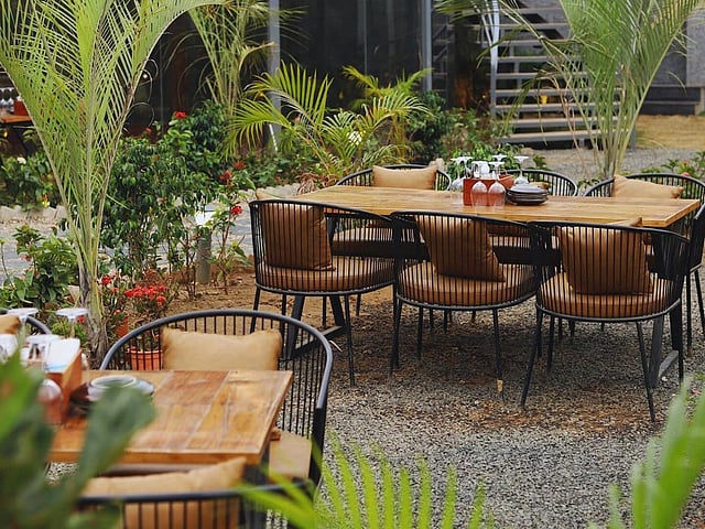 A Feast for the eyes and palate: Dining by the iconic sculpture at ...