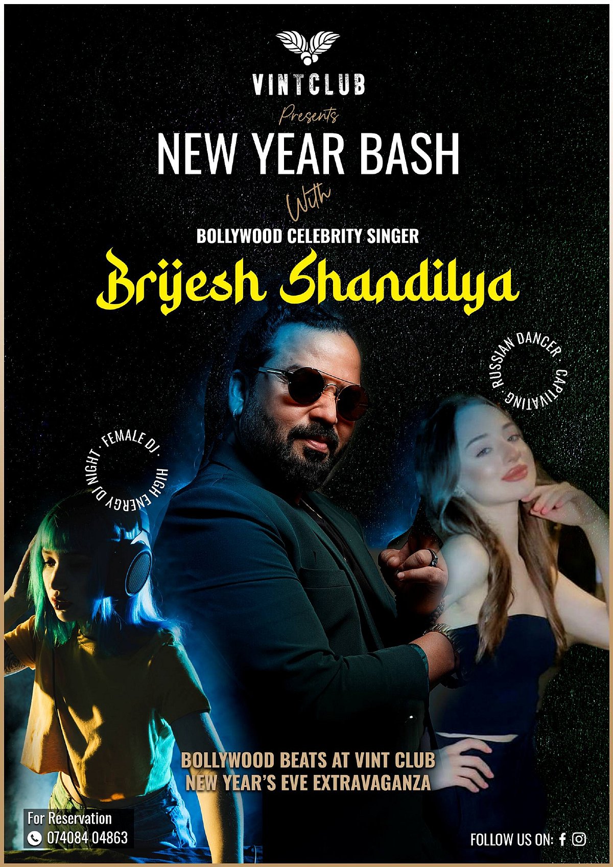 Groove your way into 2024 with a crazy New Year bash; Catch Brijesh Shandilya live at Vint Club!