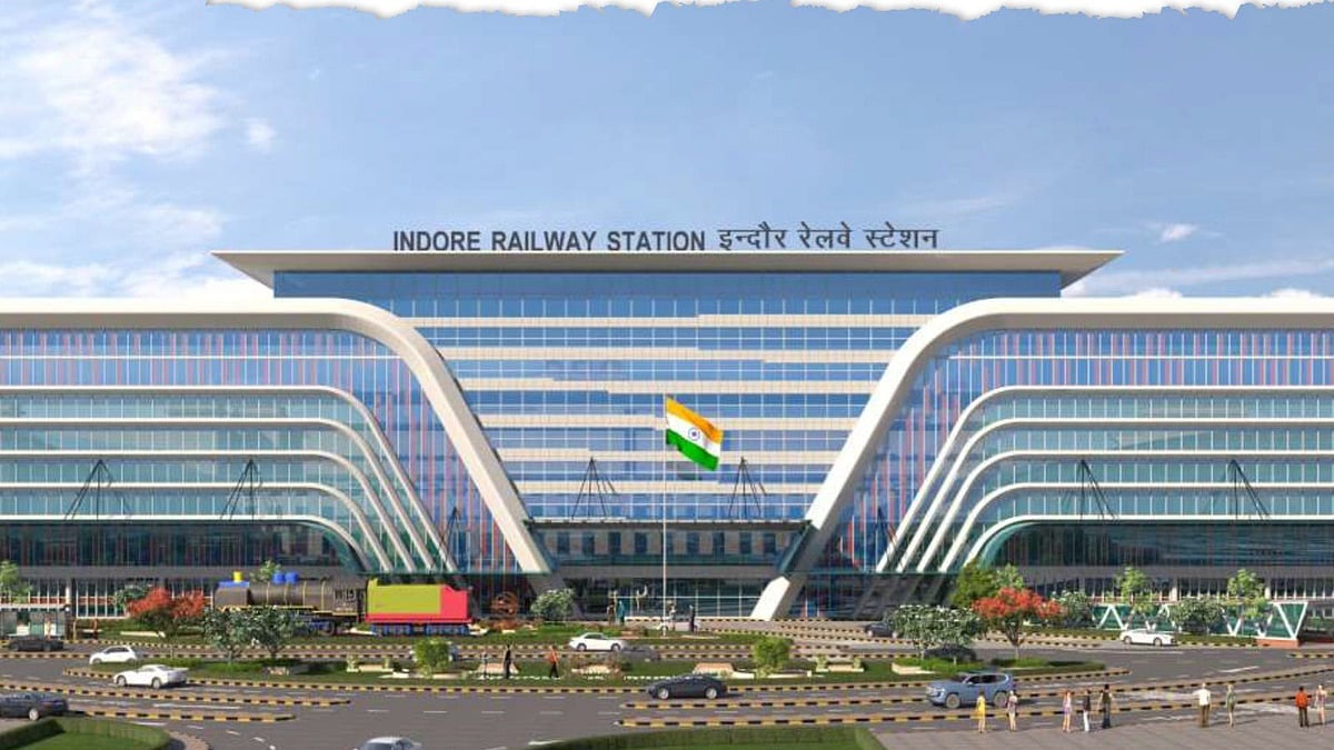 Glimpse of Indore railway station makeover revealed; Revamped building ...