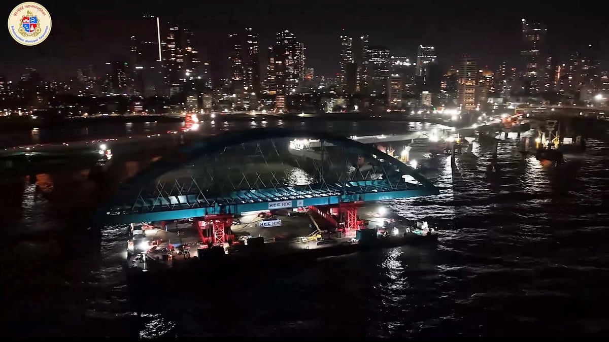 "India's largest bow string arch on open sea" to now connect Coastal ...