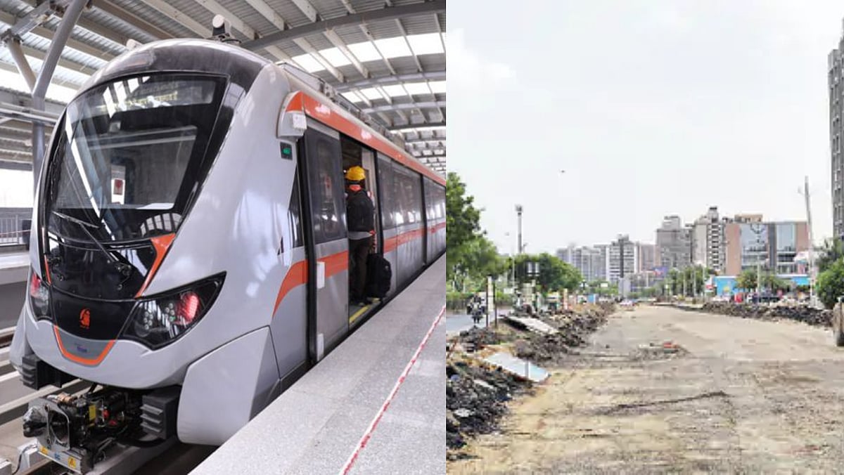 Ahmedabad News| Metro to Gandhinagar launching in July, new 6-lane ...