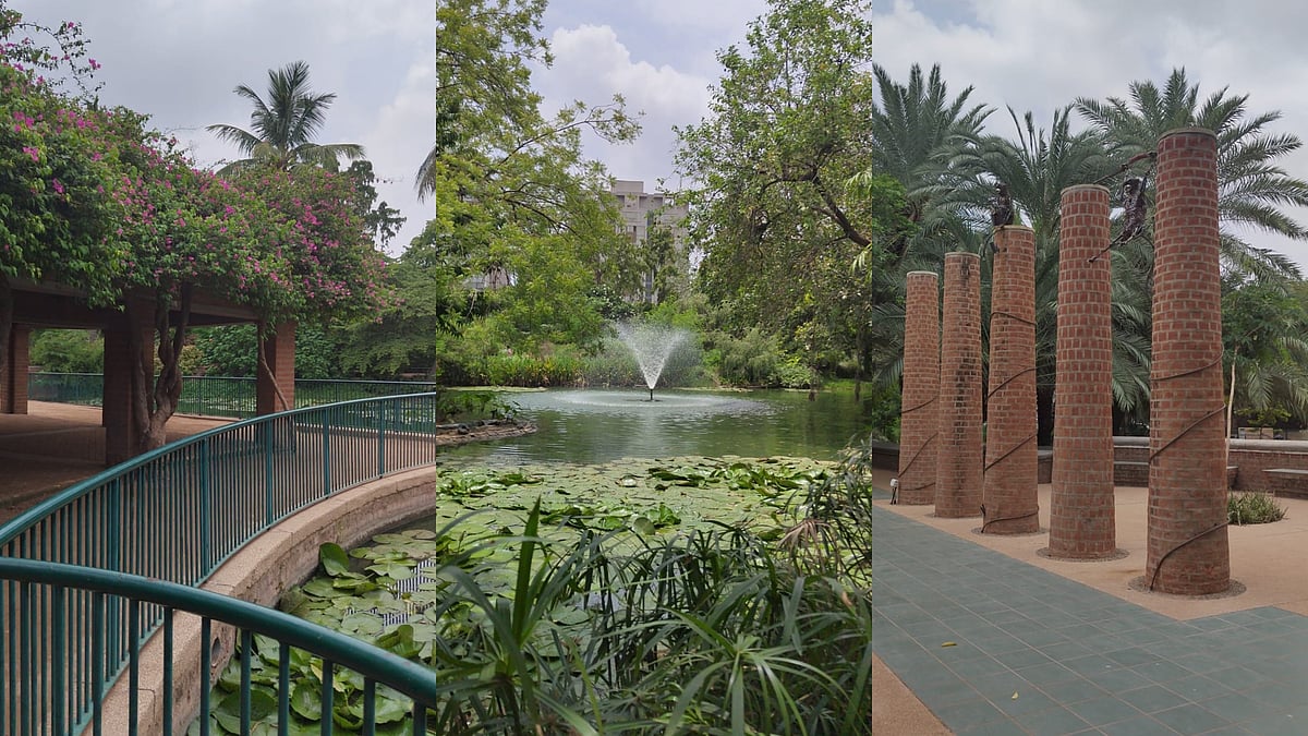A walk through Ahmedabad's Parimal Garden: Art installations, vibrant ...