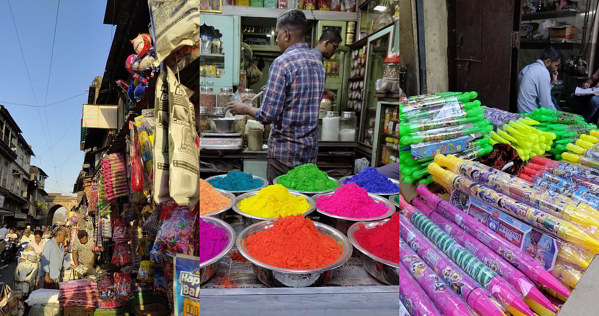 Check out Ahmedabad's biggest seasonal Holi market at Kalupur Darwaza ...