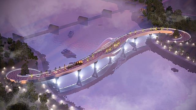 Lucknow Gomti Riverfront Pedestrian Bridge – New Landmark