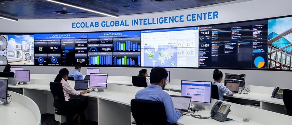 Ecolab Global Intelligence Center provided critical insights to help improve water quality and ...