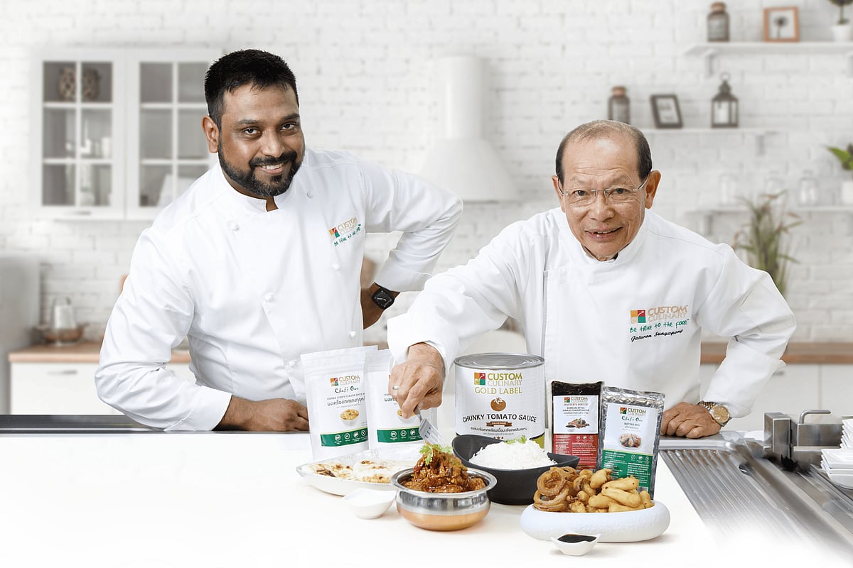 Chefs Sid Raghavan and Jaturon ‘J.R.’ Sunyapong, of Custom Culinary ...
