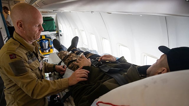 The Flying Hospital Bringing Ukraine's Wounded West