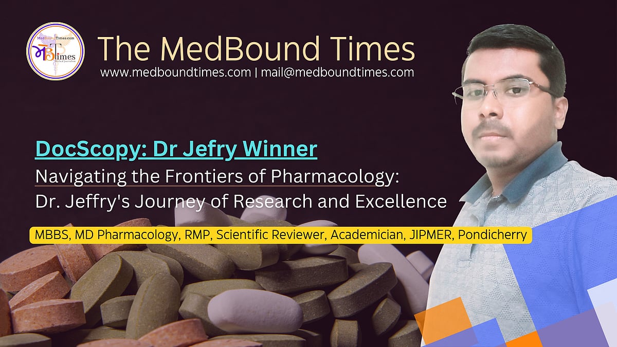 Navigating the Frontiers of Pharmacology: Dr. Jeffry's Journey of Research and Excellence