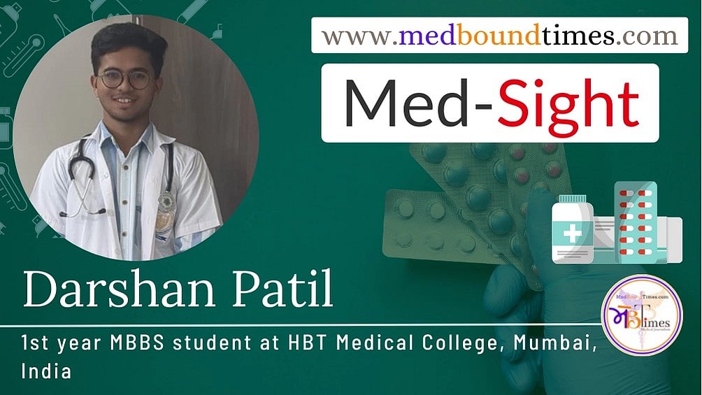Darshan Patil: First-Year MBBS Student at HBT Medical College, Mumbai ...