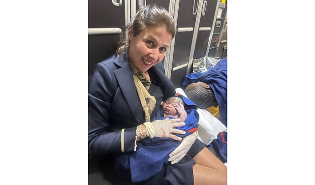 Brussels Airlines Flight Attendant Helps Deliver Baby Mid-Air