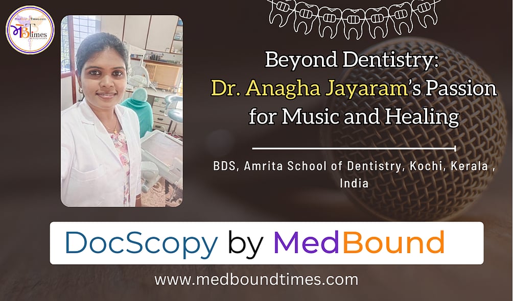 Beyond Dentistry: Dr. Anagha Jayaram’s Passion for Music and Healing