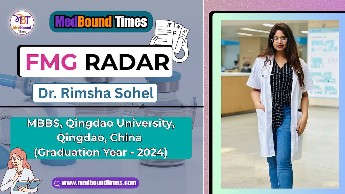 FMG Radar - Dr. Rimsha Sohel