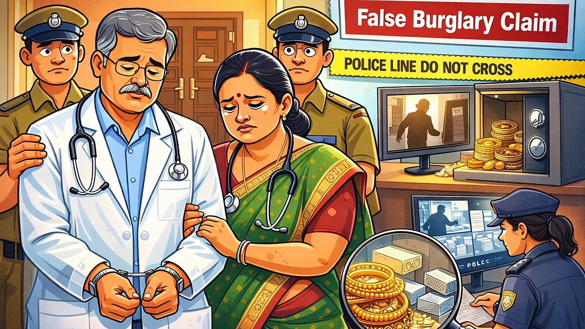 Doctor Couple Arrested for Filing False Burglary Complaint in Trichy