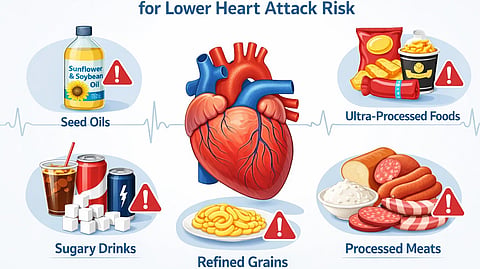 5 Foods to Avoid to Reduce Sudden Heart Attack Risk: Doctor