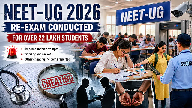 NEET UG 2026 Re-Exam Held, Cheating Cases Reported
