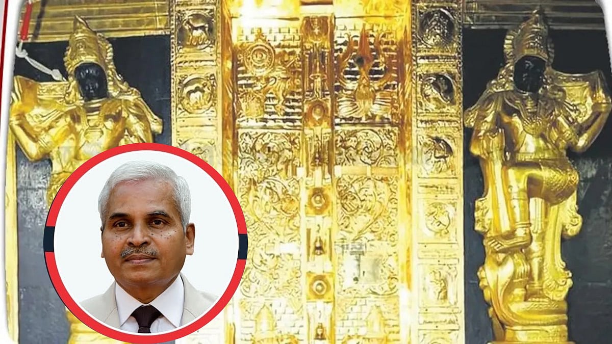 Justice K T Sankaran examines Sabarimala temple's main strongroom