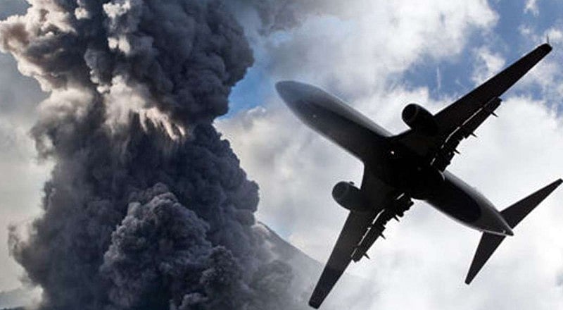 Volcanic ash cloud: Flight ops affected; no impact on weather, air quality