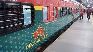 Deccan Queen completes 93 years of service, rail enthusiasts cut cake ...