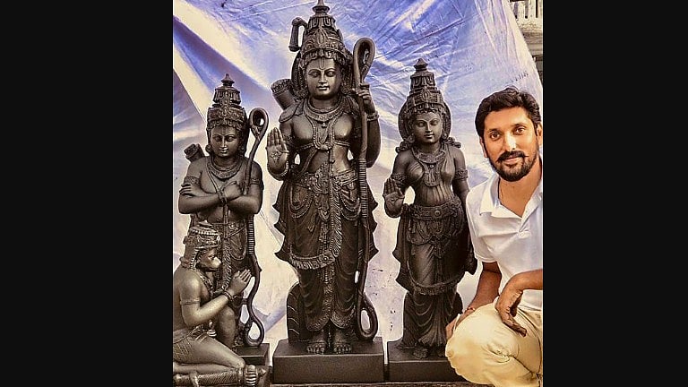 Renowned Ram Lalla Sculptor Arun Yogiraj Receives Grand Welcome in ...