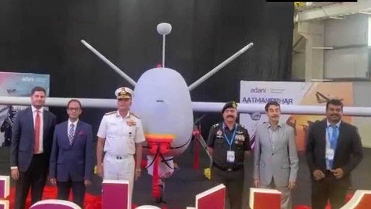 Navy Chief Hari Kumar unveils first indigenously manufactured UAV from ...