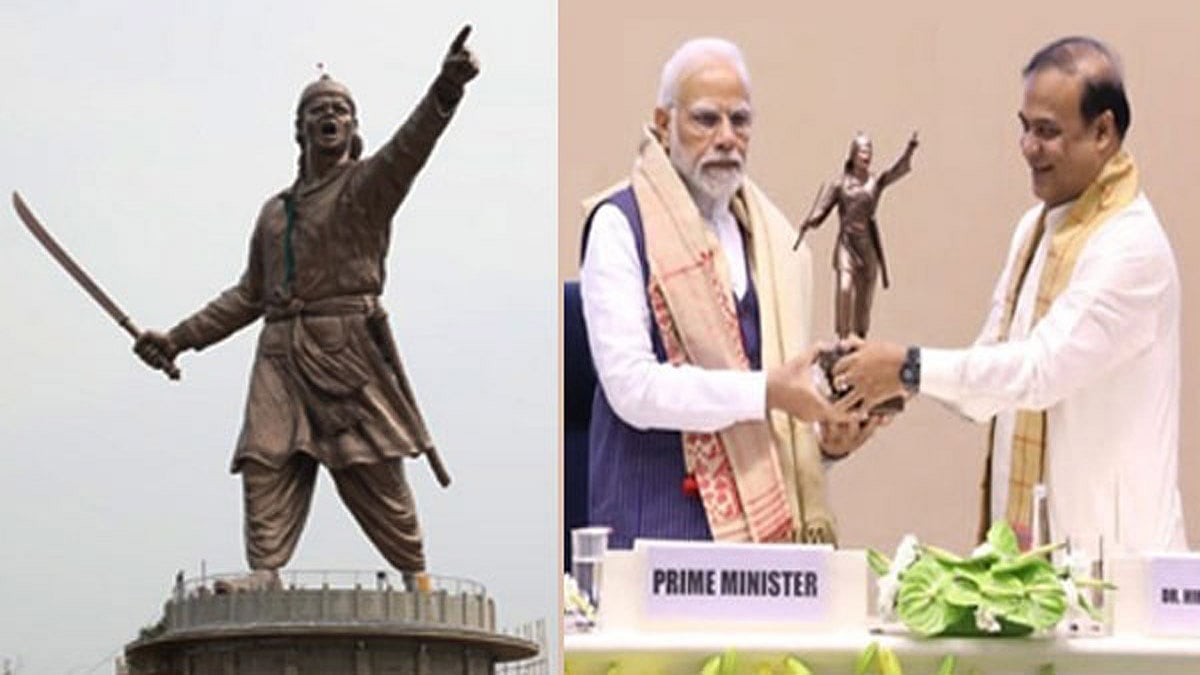 PM Modi unveils 125-foot statue of Lachit Borphukan in Assam's Jorhat