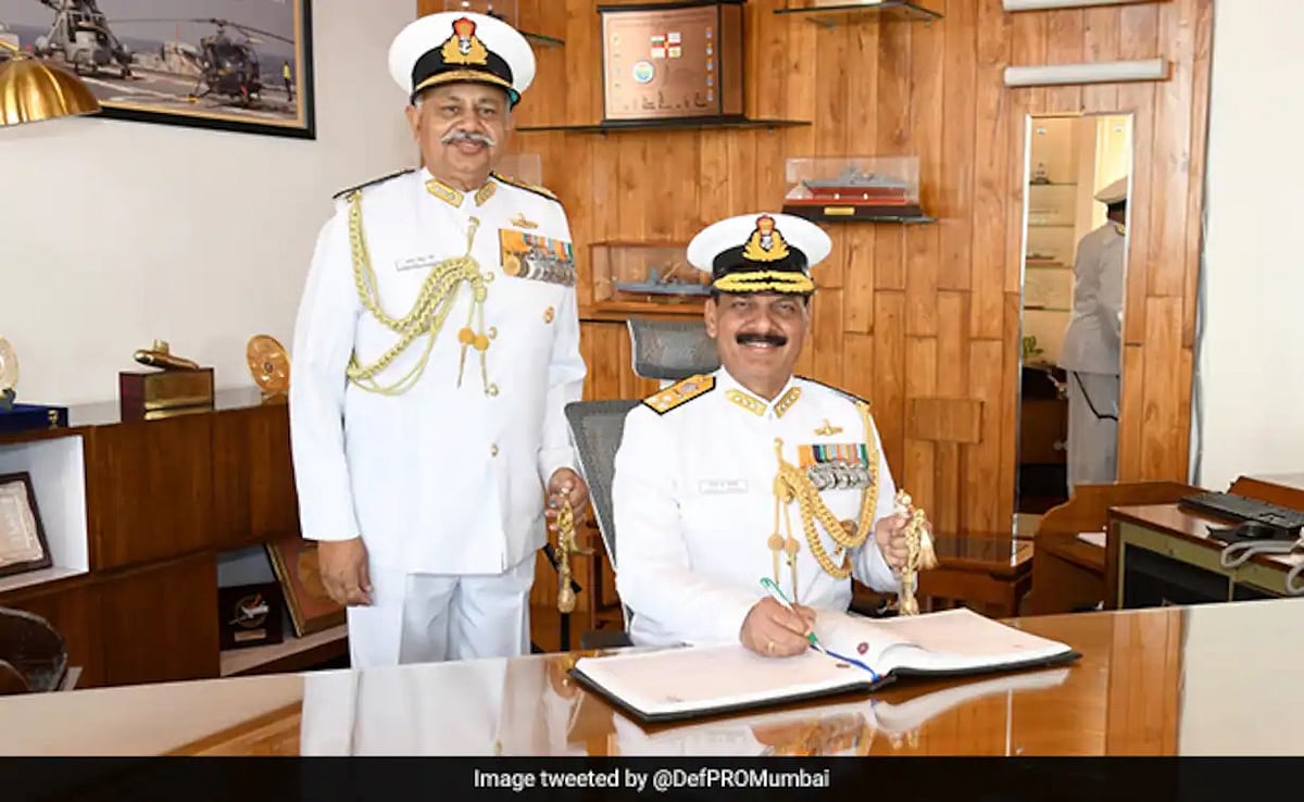 Admiral Dinesh Kumar Tripathi takes charge as new Navy chief
