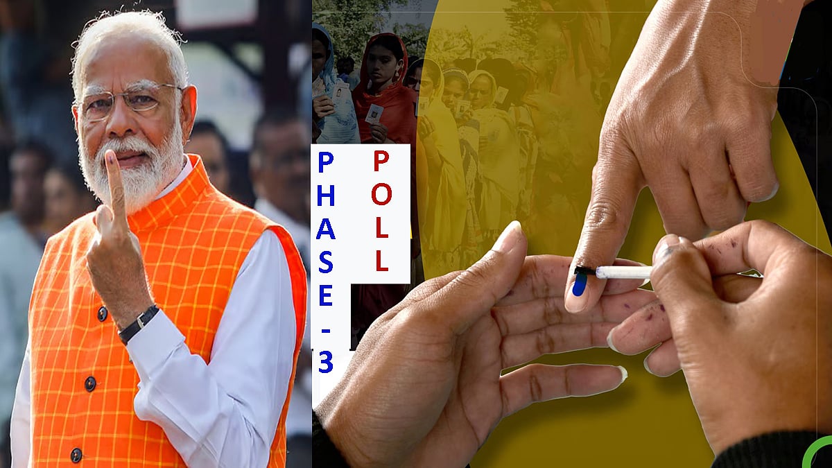 LS elections third phase: Average voter turnout of over 25 per cent in ...