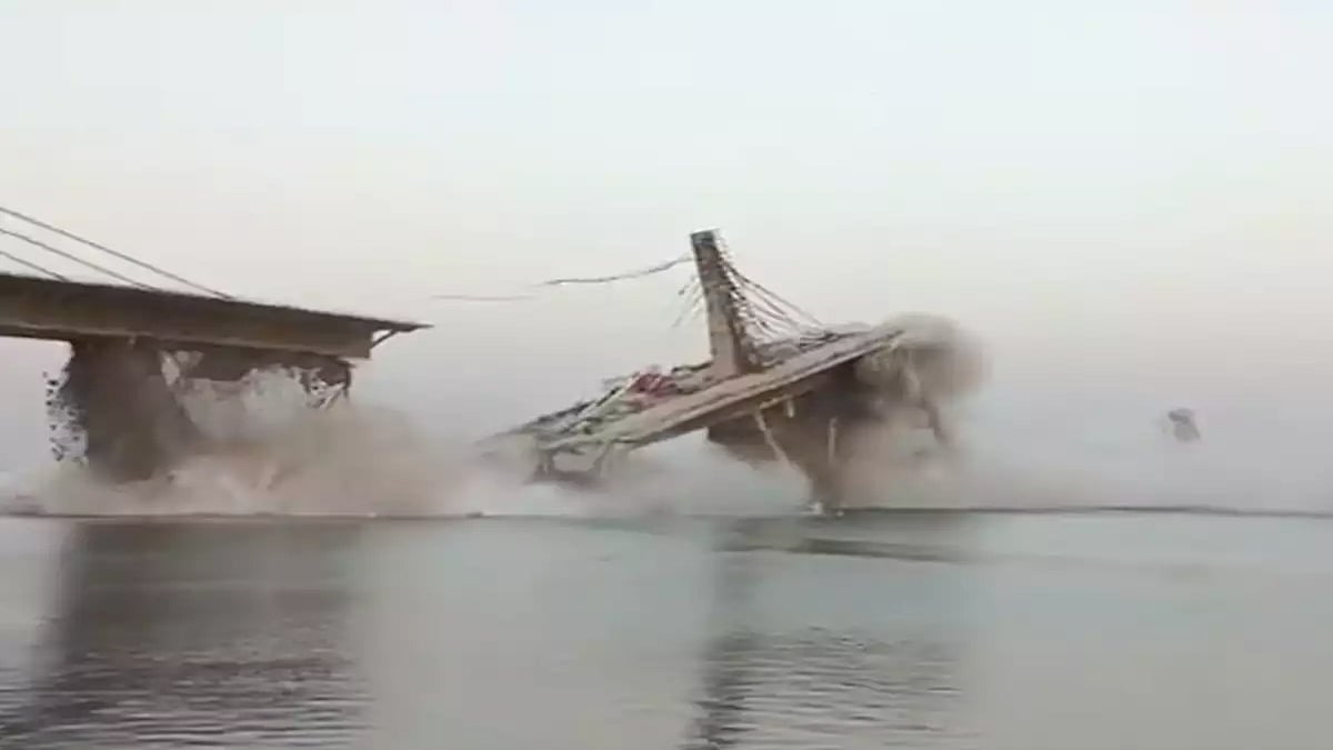 Under-construction bridge collapses in Bihar's Motihari, third one in ...