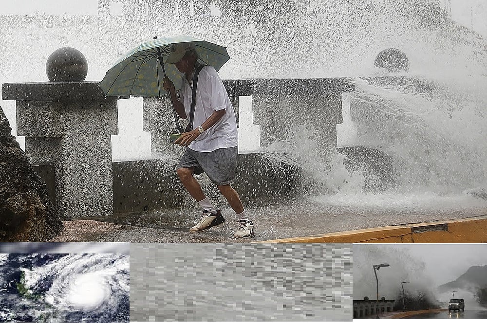 Typhoon Krathon makes landfall in Taiwan, packing fierce winds ...