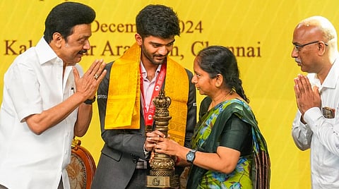 TN CM felicitates Gukesh, announces to set up Home of Chess Academy