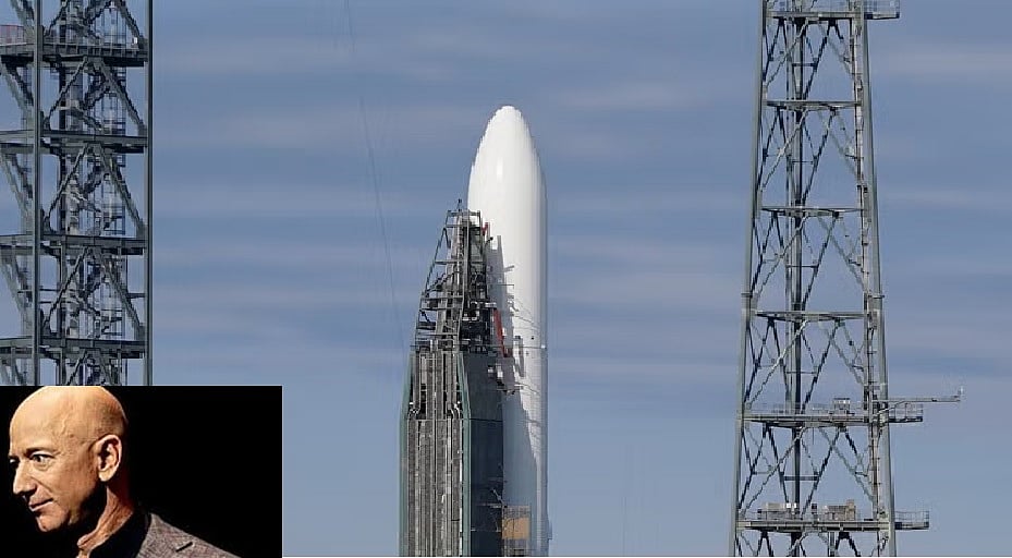Jeff Bezos' space company calls off debut launch of massive new rocket ...