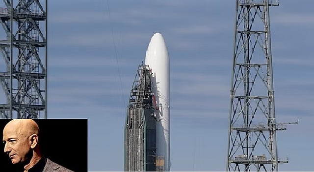 Jeff Bezos' space company calls off debut launch of massive new rocket ...