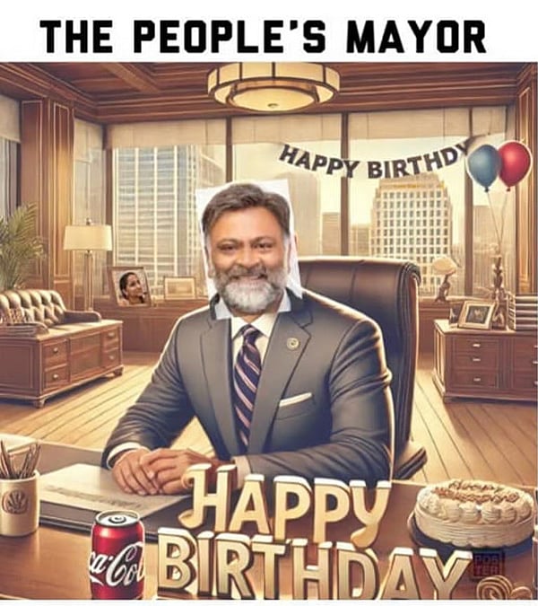 Robin Elakatt, a Malayali, is the mayor who has captured the hearts of ...