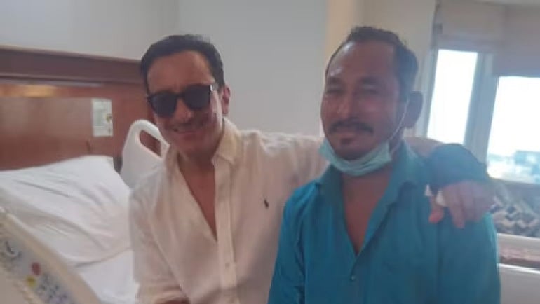 Saif meets auto-rickshaw driver who took him to hospital after knife attack
